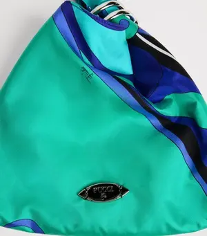 Emilio Pucci Silk Orchidee Top-handle Bag