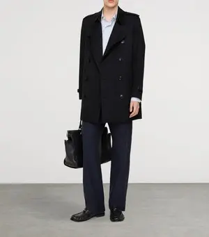 Burberry Short Kensington Trench Coat
