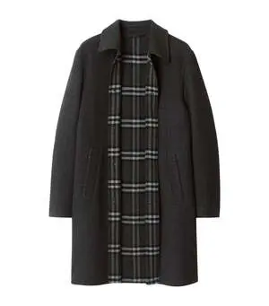 Burberry Mid-length Wool Car Coat