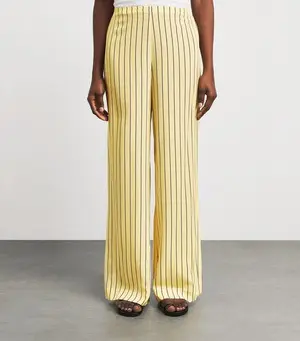 Staud Silk Stripe Stroll Trousers
