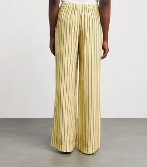 Staud Silk Stripe Stroll Trousers