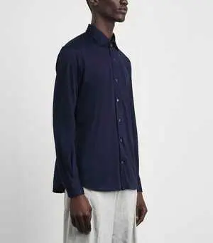 Corneliani Cotton Twill Long-sleeve Shirt