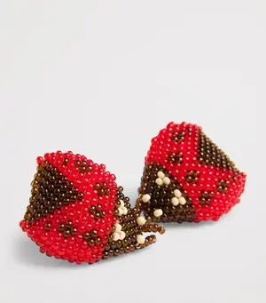 KONGES SLOJD Beaded Ladybug Hair Clips