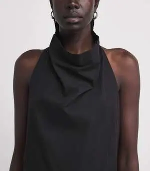 Camilla And Marc Halterneck Grace Maxi Dress - Black