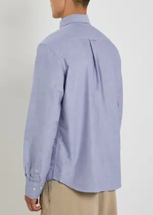 Gant Logo-embroidered Cotton Oxford Shirt