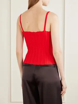 Staud Skye Ribbed Jersey Tank