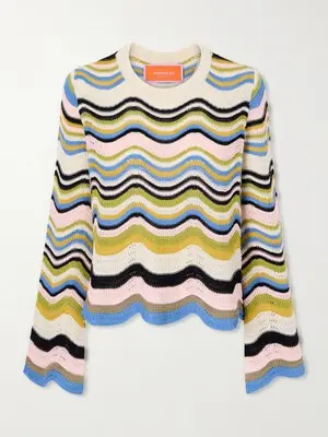 La Doublej Striped Sweaters For Women
