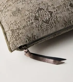 Maison De Vacances Cotton-blend Jacquard Cushion