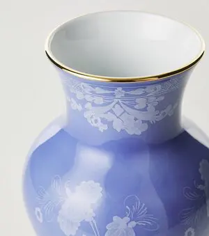 GINORI 1735 Oriente Italiano Ming Porcelain Vase - Blue