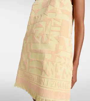 Zimmermann Solstice Towelling Cotton Terry Minidress
