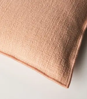 Maison De Vacances Cotton-blend Canvas Cushion - Beige