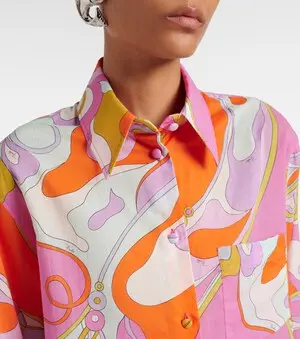 Emilio Pucci Orchidee Cotton Shirt