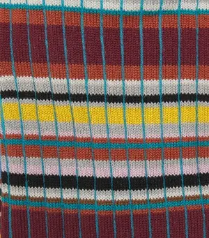 Paul Smith Ribbed Signature Stripe Crew Socks