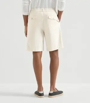 Brunello Cucinelli Cotton Gabardine Bermuda Shorts