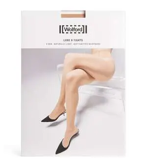 Wolford Luxe 9 Tights - Beige