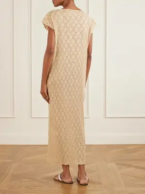 THE ROW Koria Lace Midi Dress