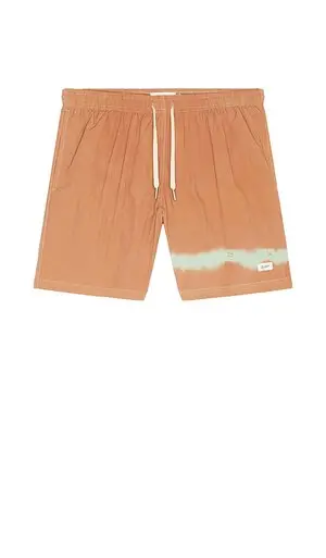BATHER Madder Blue Overdyed Swim Trunks