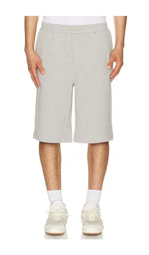 DAILY PAPER Relaxed Fit Jersey Shorts With Drawstring - Grey