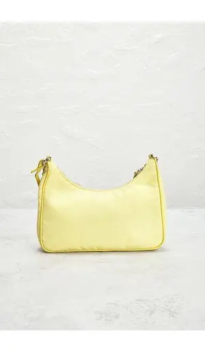 FWRD RENEW Prada Re-edition 2005 Re-nylon Shoulder Bag - Yellow