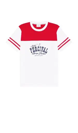 PERCIVAL Cut And Sew Regular Tee In . Also - White