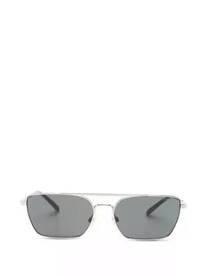 POLO RALPH LAUREN EYEWEAR Tone Rectangle Sunglasses - Silver