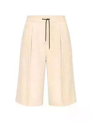 ESSE Finesa Tailored Wide-leg Shorts - Neutrals