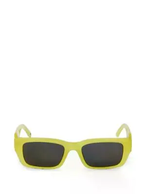 Palm Angels Rectangle Frame Sunglasses - Yellow