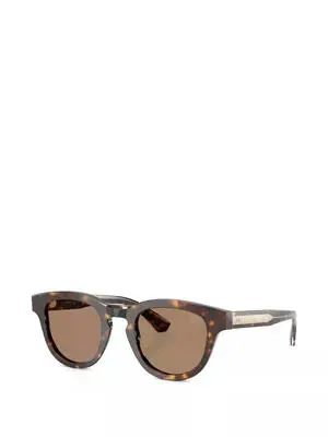 Burberry Dark Havana Round Frame Sunglasses