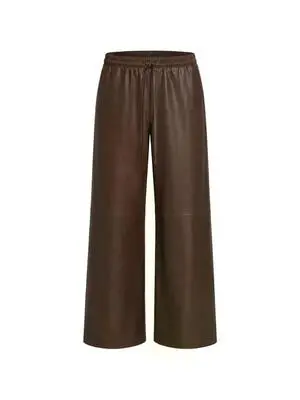 Sprwmn Kauai Leather Palazzo Pants
