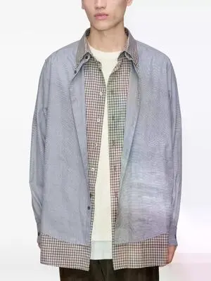 MAISON MARGIELA Check-pattern Double-layer Shirt