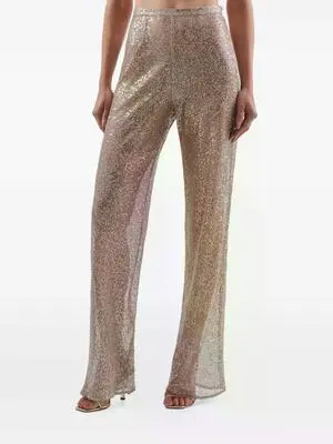 TALLER MARMO Marlene Sequin Trousers - Neutrals