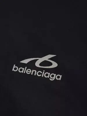 Balenciaga Logo Print Raglan Sleeve T-shirt