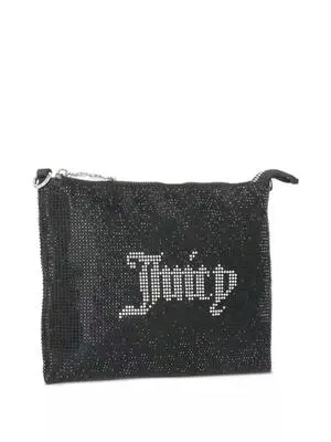 Juicy Couture Embellished Clutch Bag With Logo Detail