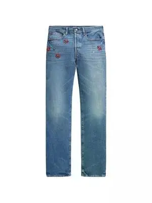 Polo Ralph Lauren Embellished Straight-leg Jeans