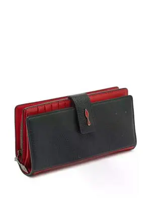 CHRISTIAN LOUBOUTIN Paloma Leather Wallet - Black