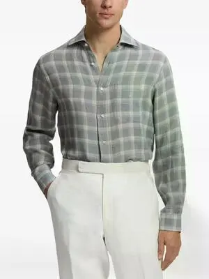 Ralph Lauren Purple Label Plaid Twill Shirt