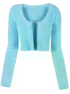 Jacquemus La Maille Neve Manches Longue Cardigan - Blue
