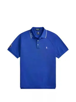 Polo Ralph Lauren Striped-trim Logo Polo Shirt