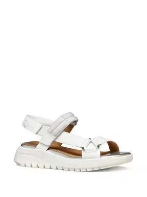 Geox Touch-strap Platform Sandals