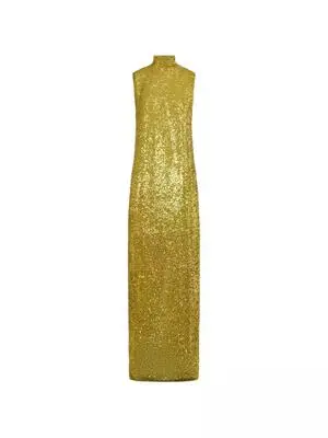 TALLER MARMO Sequined Maxi Dress - Green