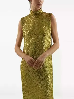 TALLER MARMO Sequined Maxi Dress