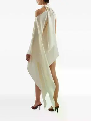 TALLER MARMO Atlas Asymmetric Dress - Neutrals