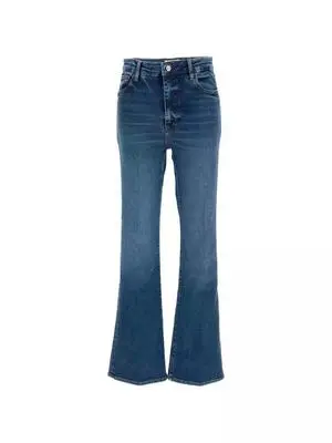 FRAME High-rise Flared Jeans - Blue