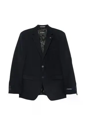 Karl Lagerfeld Single-breasted Buttoned Blazer - Blue