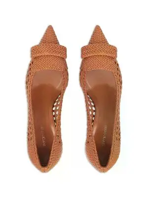 SERGIO ROSSI Sr1 Braid Pumps - Neutrals