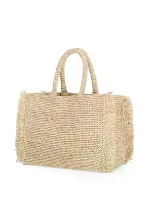 MC2 SAINT BARTH Raffia Tote Bag