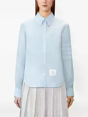 Thom Browne 4-bar Linen Shirt