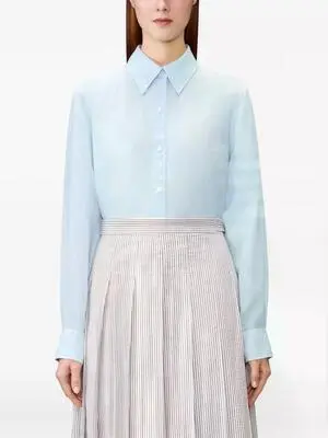 Thom Browne 4-bar Linen Shirt