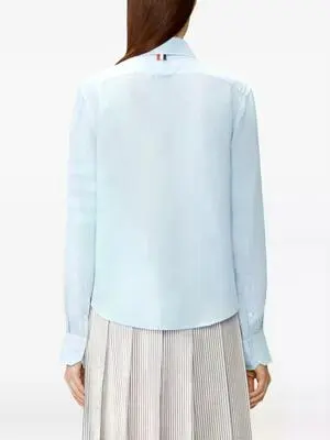 Thom Browne 4-bar Linen Shirt