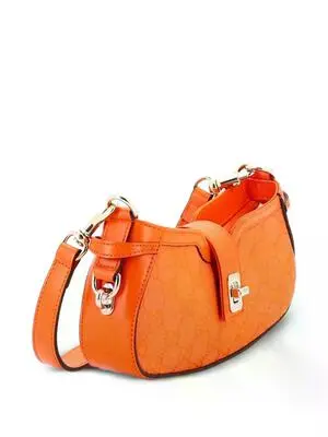 Gucci Gg Canvas Mini Shoulder Bag - Orange